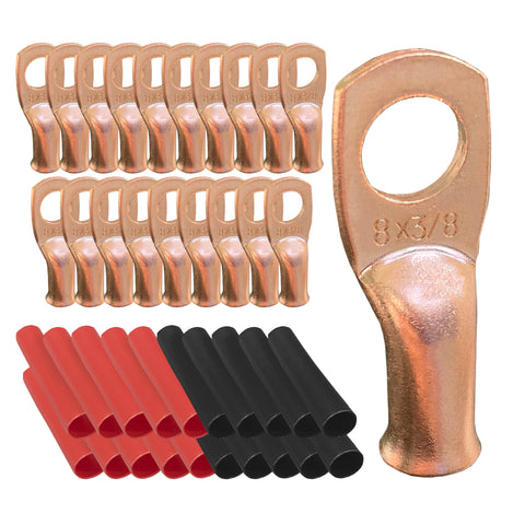 Battery Lugs, Copper Wire Lugs, Heavy Duty Battery Cable Ends, Tubular – Automotive Authority