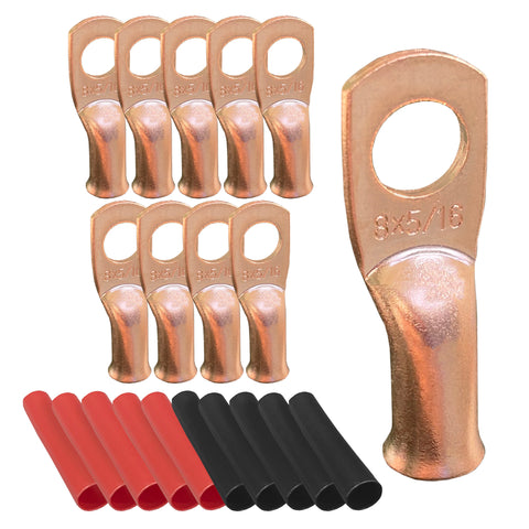 Battery Lugs, Copper Wire Lugs, Heavy Duty Battery Cable Ends, Tubular ...