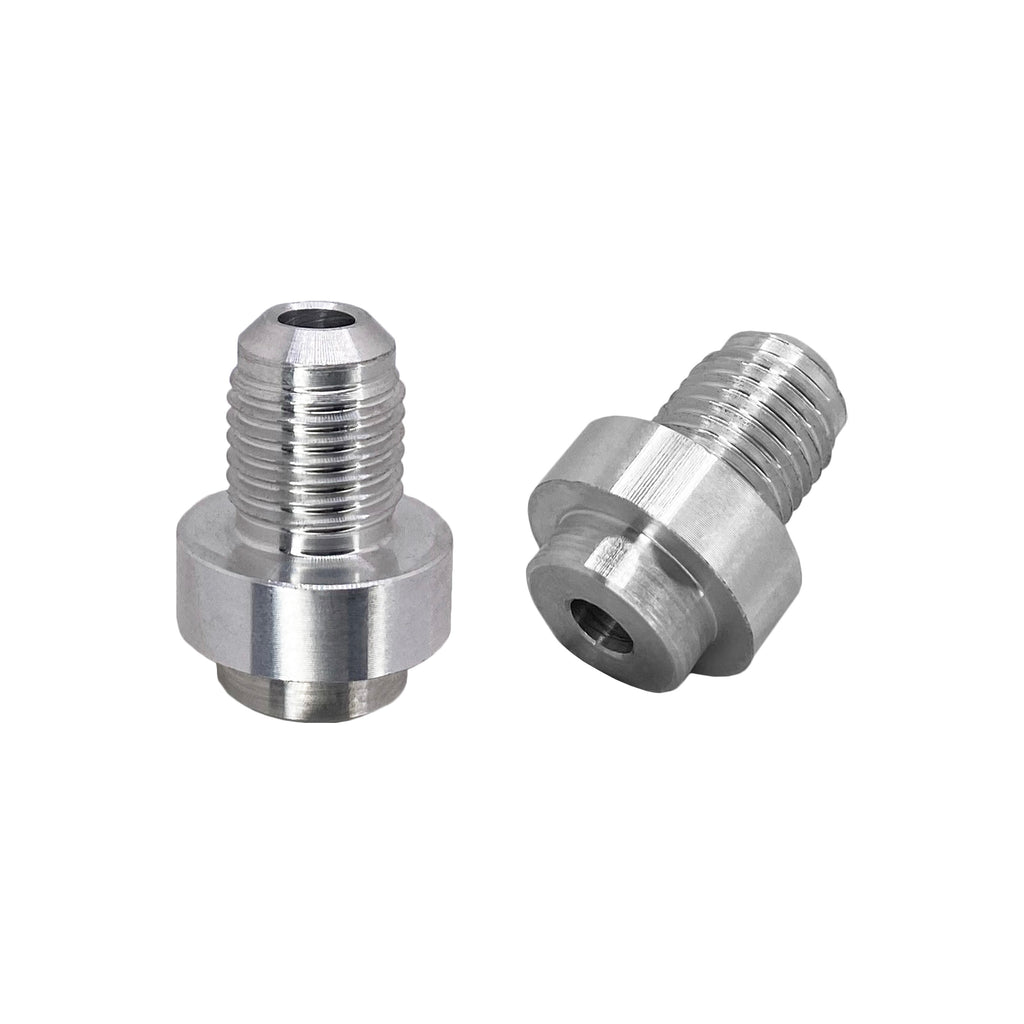 AN3-AN20 Weld On Bung Aluminum Male Flare Weldable Fuel Tank Fitting T ...