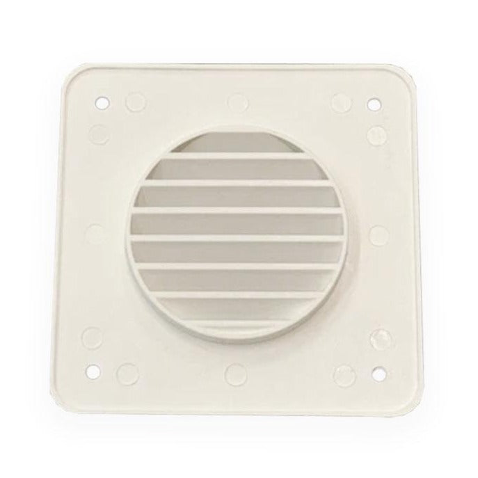 Battery Box Louver Cover Plate WHITE - RVs Camper Trailer Motorhome Re ...