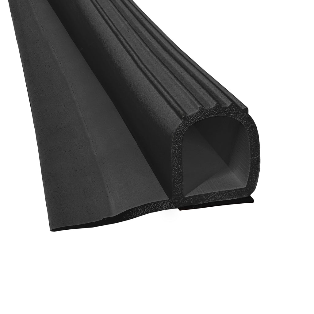 D-Seal Black EPDM Heavy Duty Adhesive RV Slide Out 2.5"W x 1"H ...