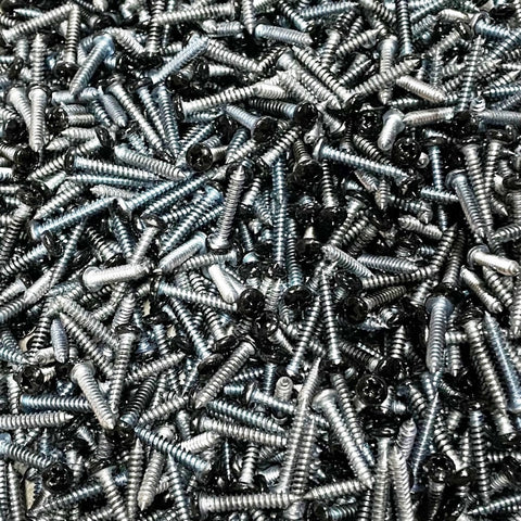 #8 x 1" Black Pan Head Metal RV Screws | Phillips Drive | 1 Inch RV In ...
