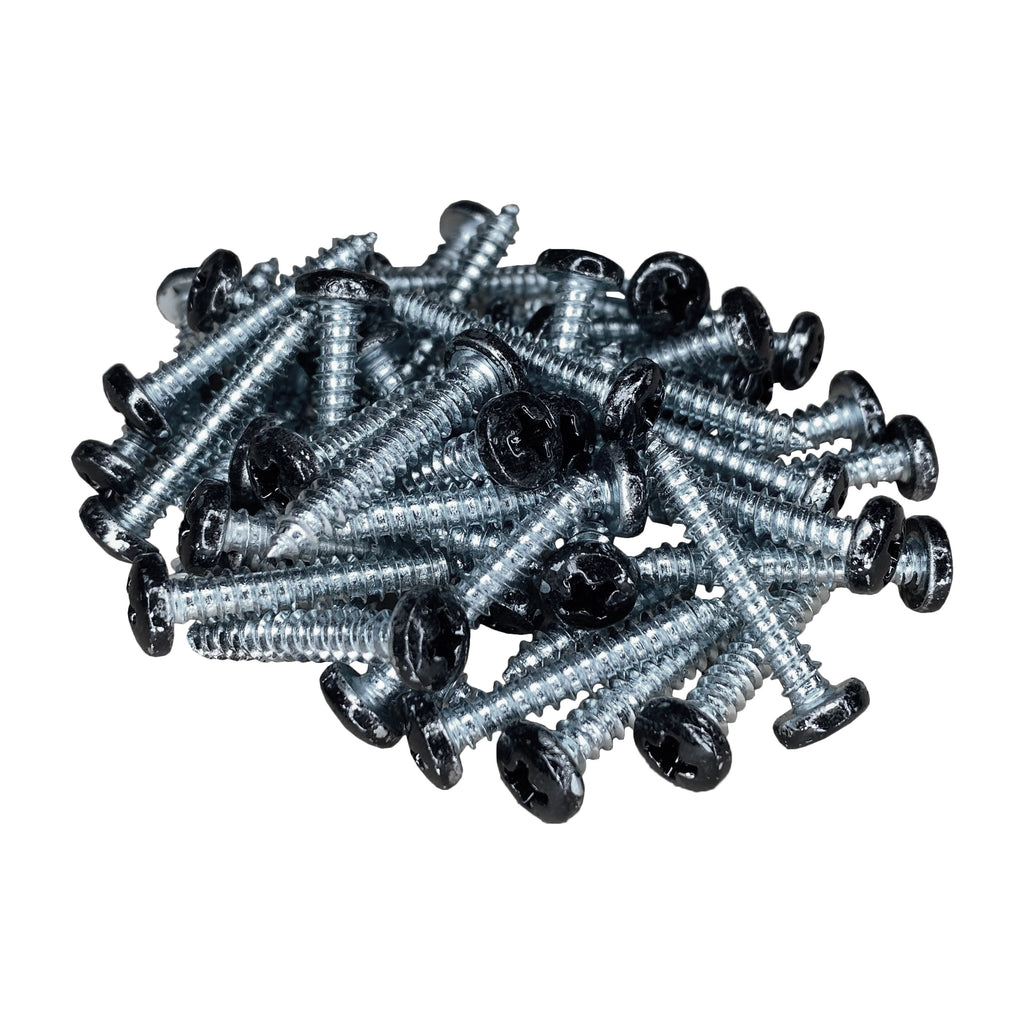#8 x 1" Black Pan Head Metal RV Screws | Phillips Drive | 1 Inch RV In ...