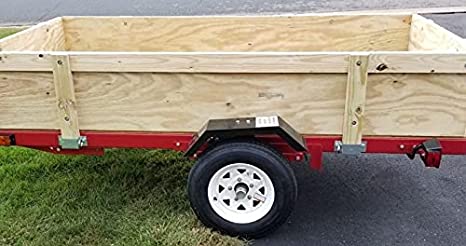 Heavy Duty Bolt On 2x4 Steel Stake Pockets for Trailer & Truck ...