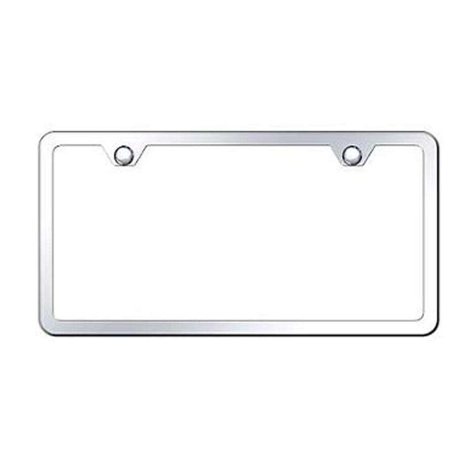 CHROME MIRROR THIN BORDER LICENSE PLATE FRAME – Automotive Authority