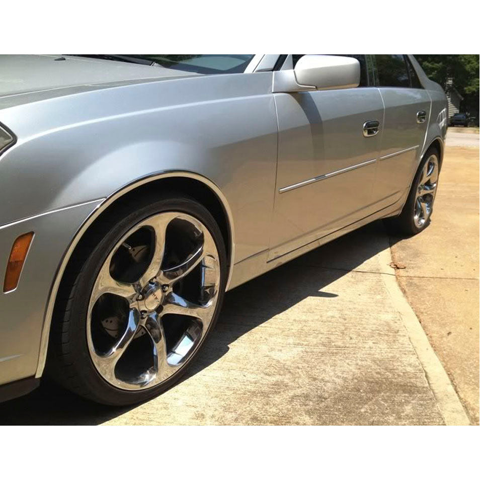 Chrome Wheel Weel Fender Trim Molding Kit - 5/8" Wide – Automotive ...