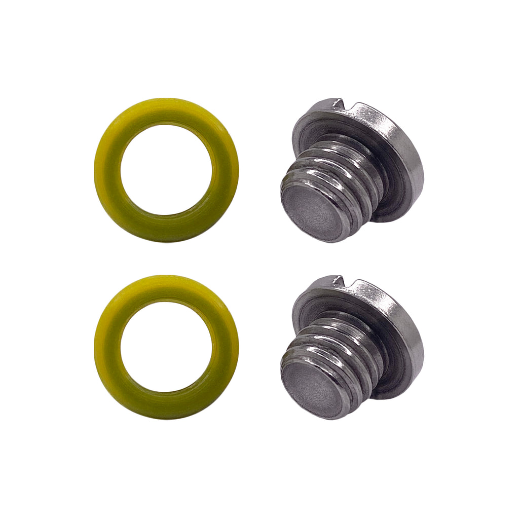 2 Pack - Drain Screw Kit for Mercury Marine MerCruiser Quicksilver Gea ...