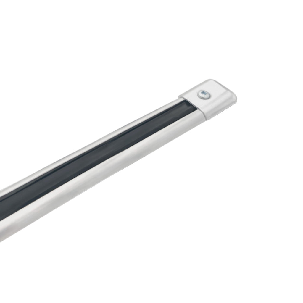 White RV Camper Trailer Aluminum Extrusion Flat End Cap for Vinyl Trim ...