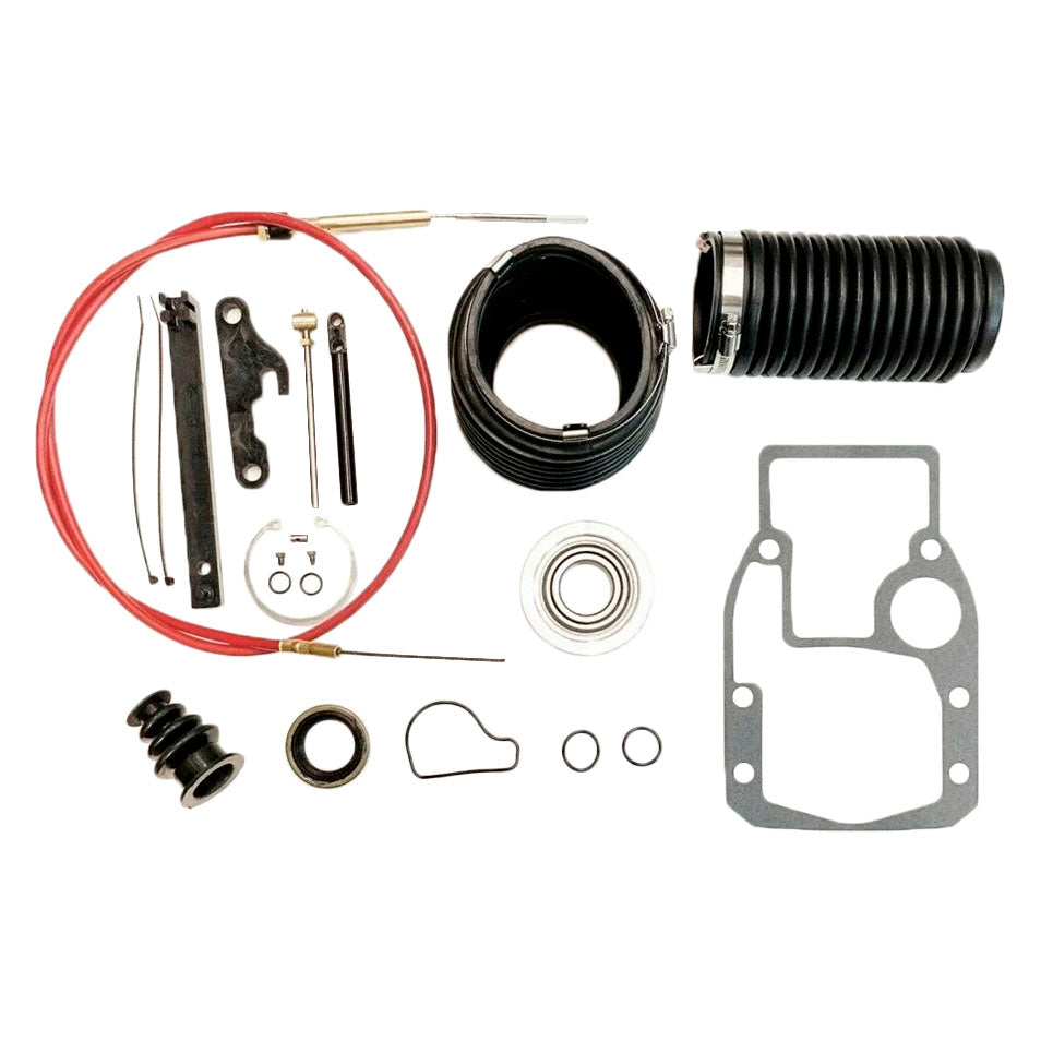 Transom Bellow Shift Cable Kit, Snap Ring + Tool For OMC Cobra 18-2771 ...