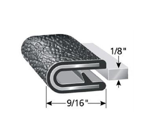 1/8" Black Edge Trim Lok Seal Lock – Automotive Authority