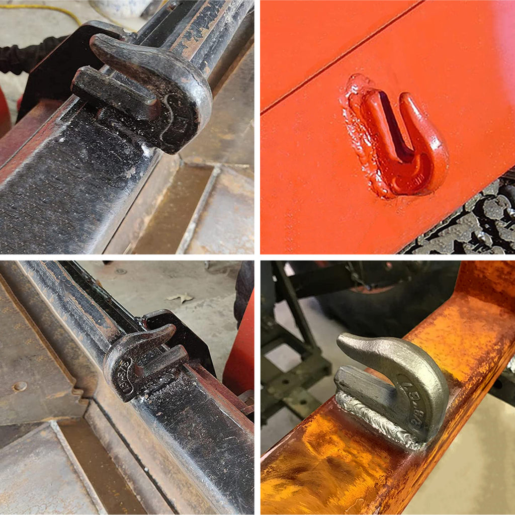 5/8" Weld On Grab Hook Bucket Trailer Tractor Rigging Chain Clevis G70 ...