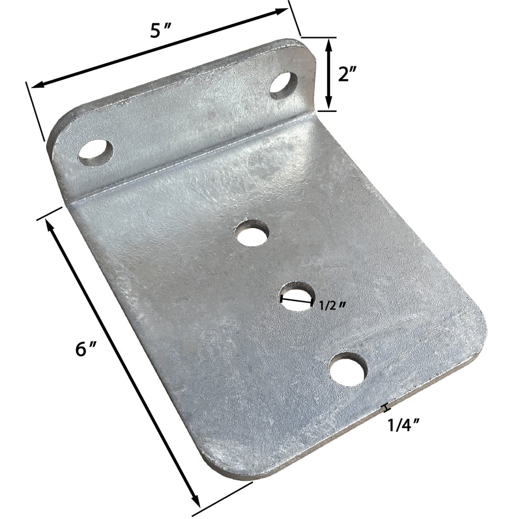 6" Galvanized L-Type Boat Trailer Bunk Bracket, Heavy Duty – Automotive ...